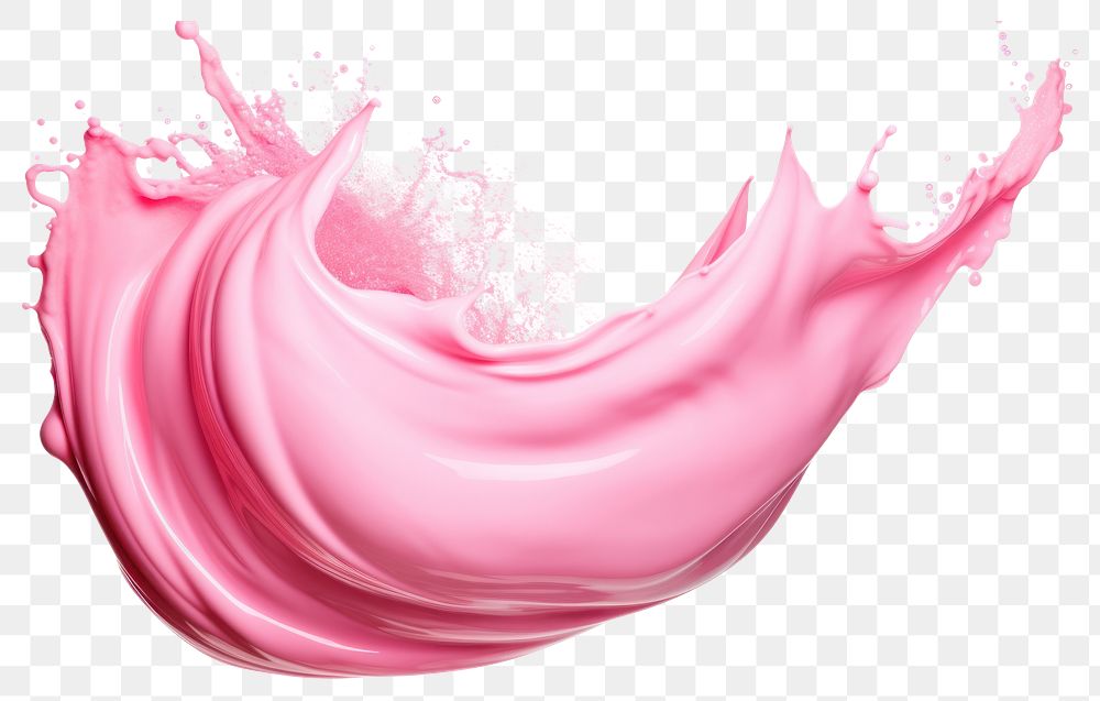 Pink cream splash background expression | Free PNG - rawpixel