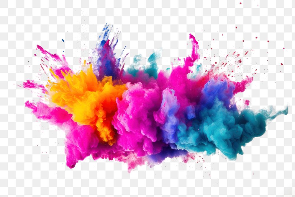 PNG Colorful powder explosion purple | Free PNG - rawpixel