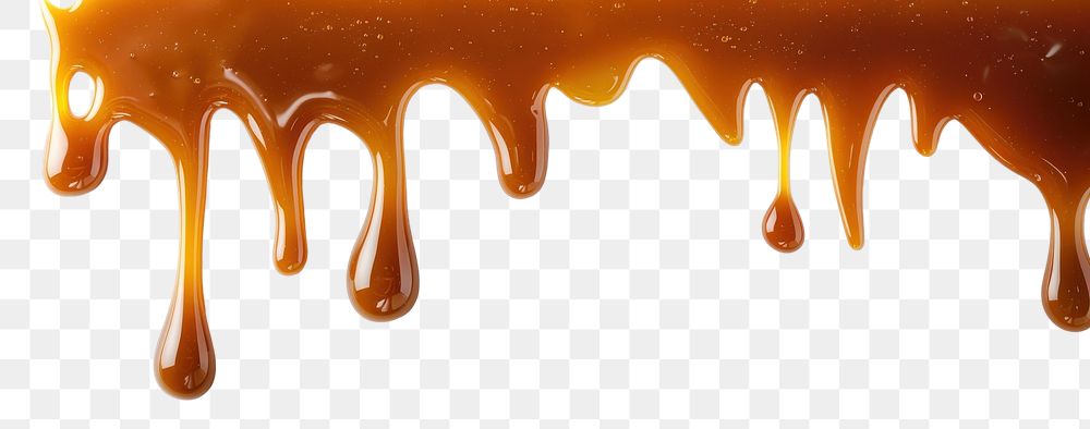 PNG Golden caramel dripping white | Premium PNG - rawpixel