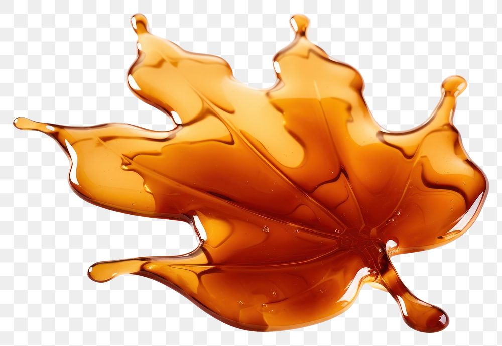 Maple syrup splash leaf shape | Free PNG - rawpixel