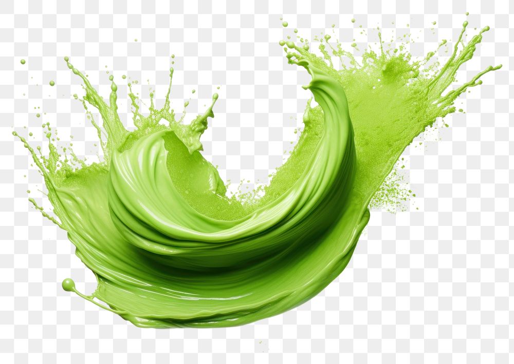 Matcha splash abstract green art | Premium PNG - rawpixel