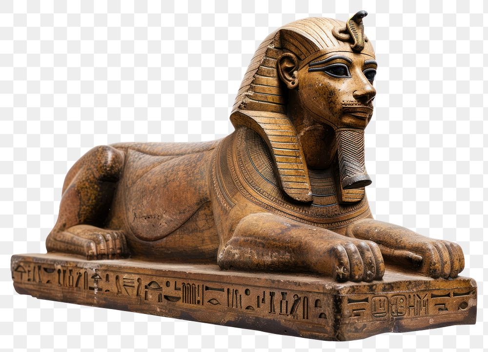 Egypt Sphinx sculpture figurine statue. | Free PNG - rawpixel