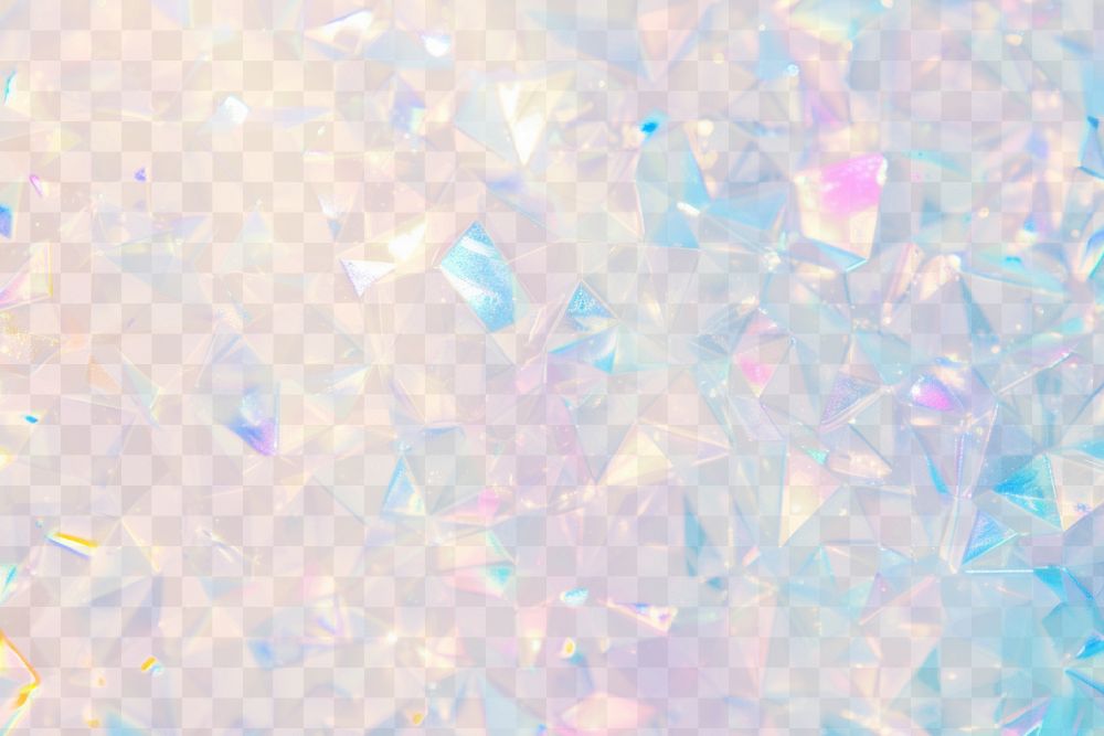 Iridescent geometric crystal pattern png | Free PNG - rawpixel
