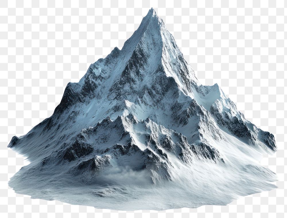PNG Mountain snow illustration scenery. | Free PNG - rawpixel