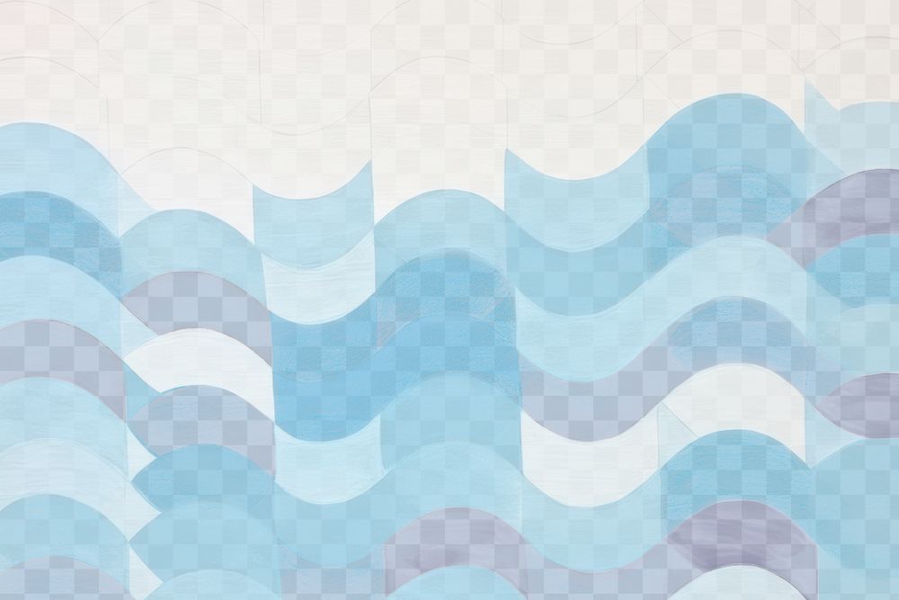 Abstract blue wave pattern png | Free PNG - rawpixel