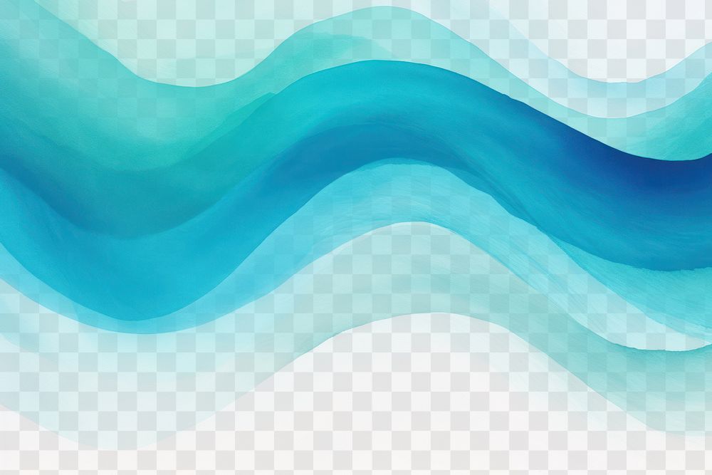 Abstract wavy blue gradient png | Free PNG - rawpixel