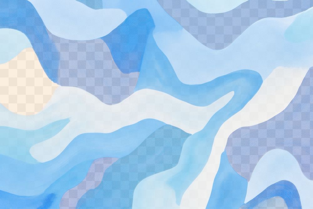 Abstract blue wavy pattern png | Free PNG - rawpixel