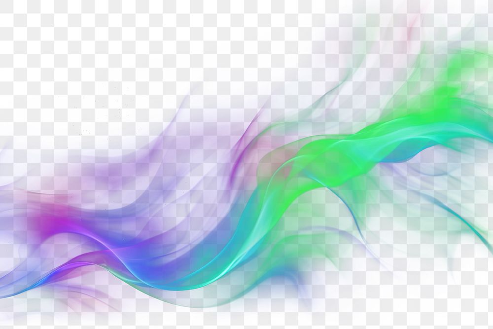 Colorful abstract flowing waves png | Free PNG - rawpixel