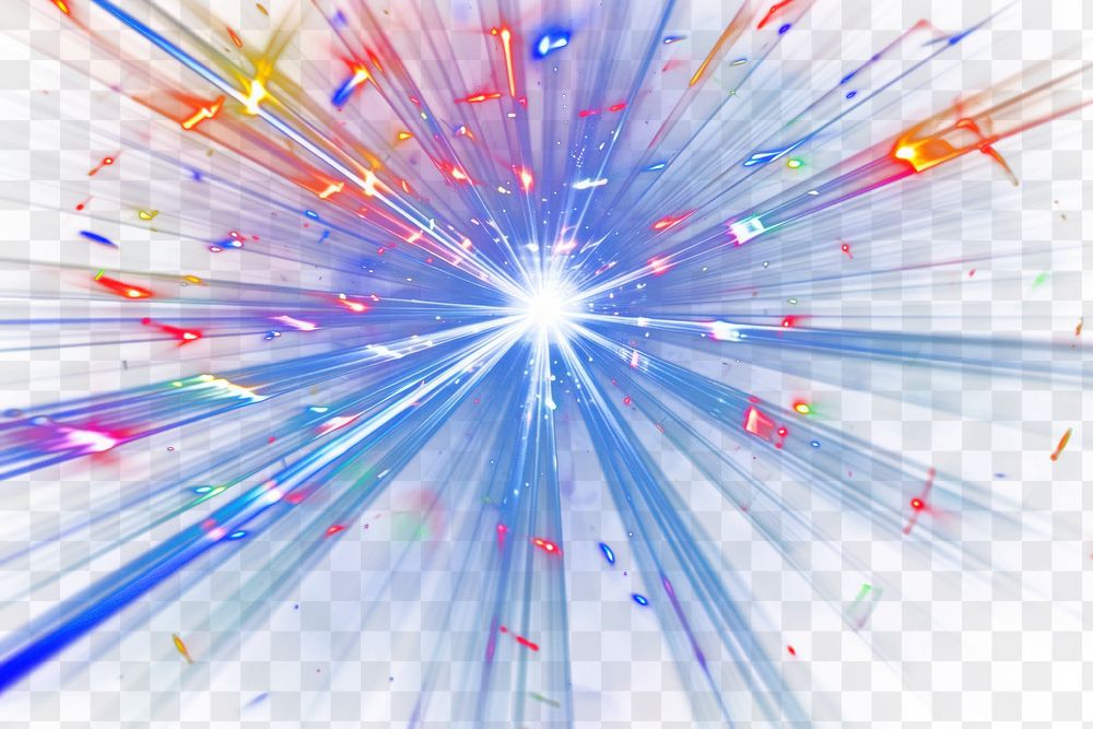 Colorful radiant burst png light | Free PNG - rawpixel