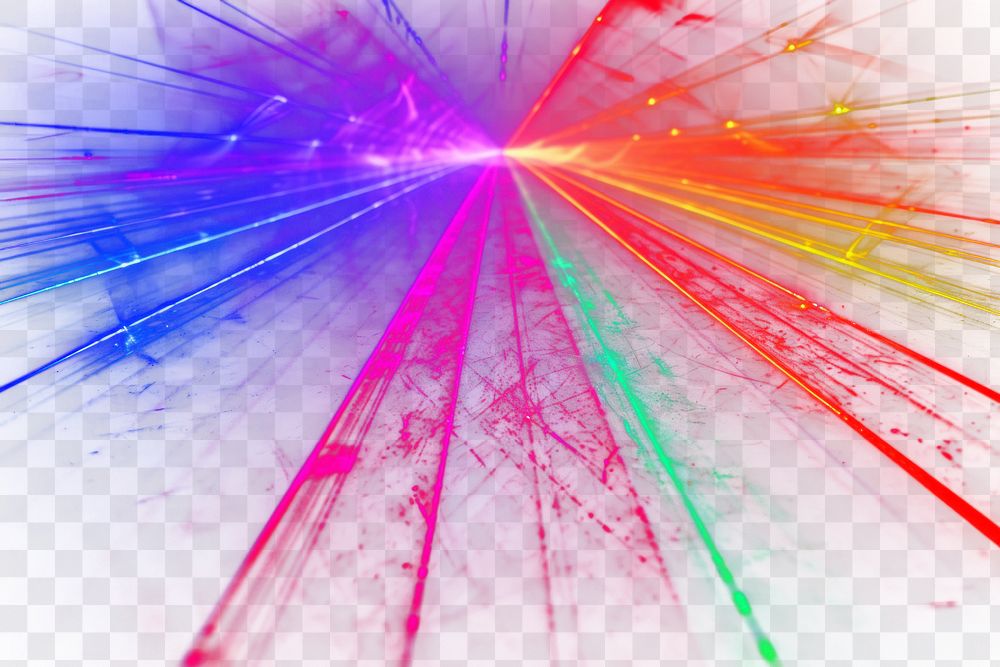 Vibrant laser spectrum png light | Free PNG - rawpixel