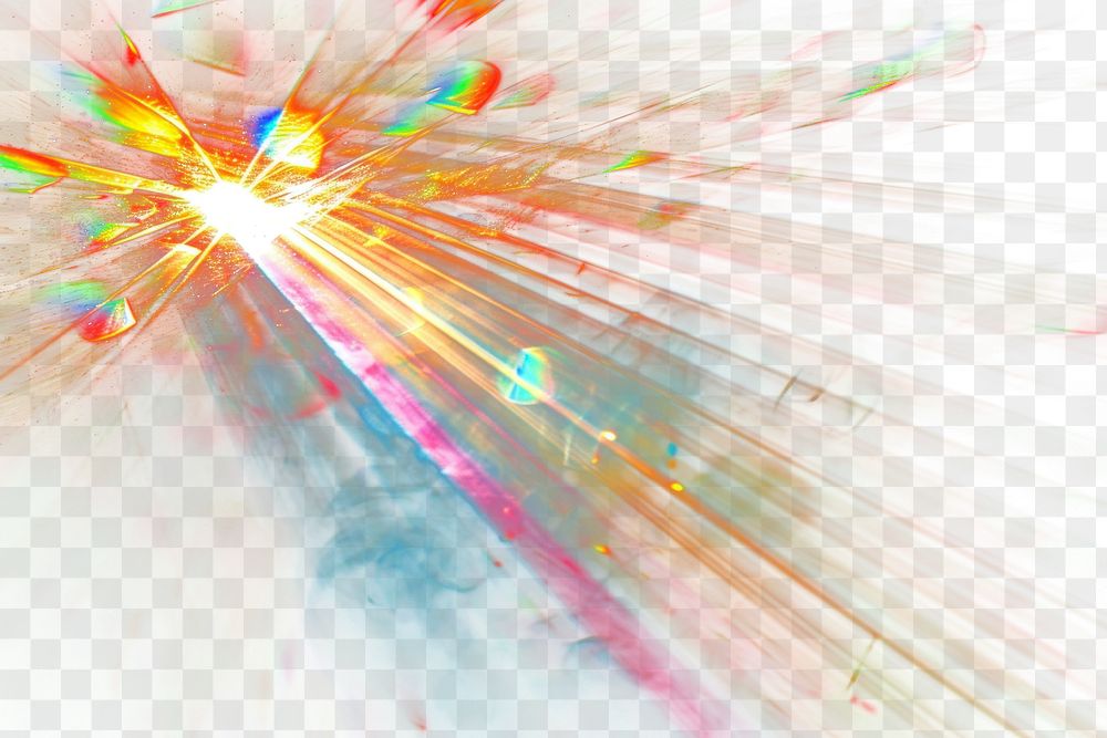 Vibrant abstract burst png light | Free PNG - rawpixel