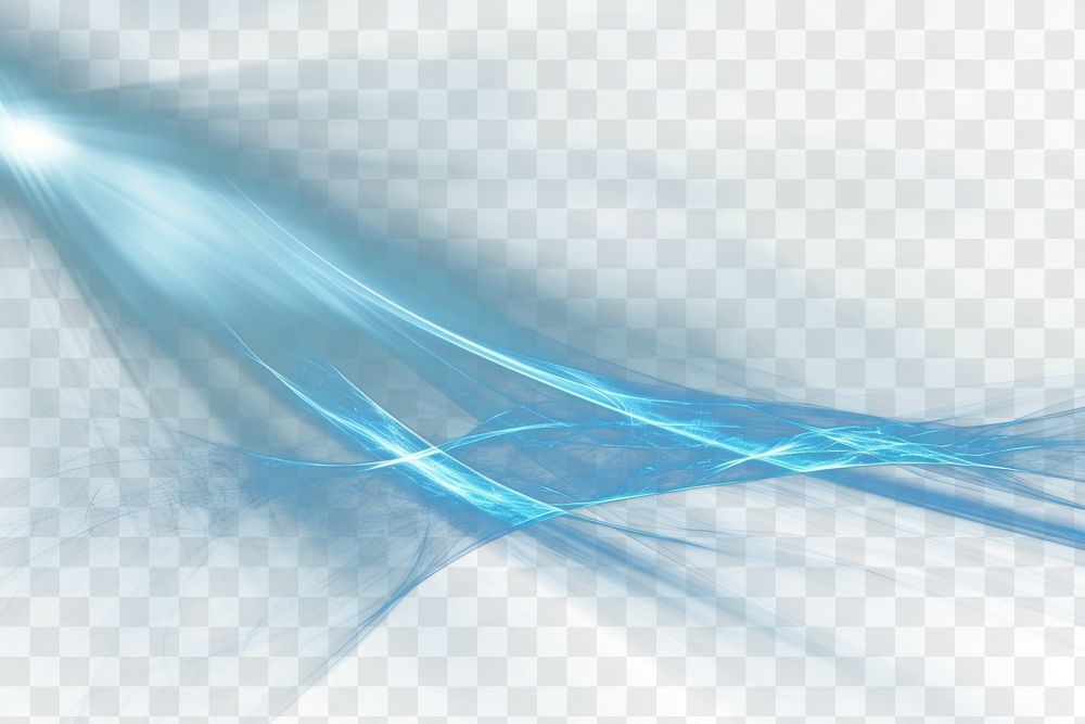 Abstract blue waves png light | Free PNG - rawpixel