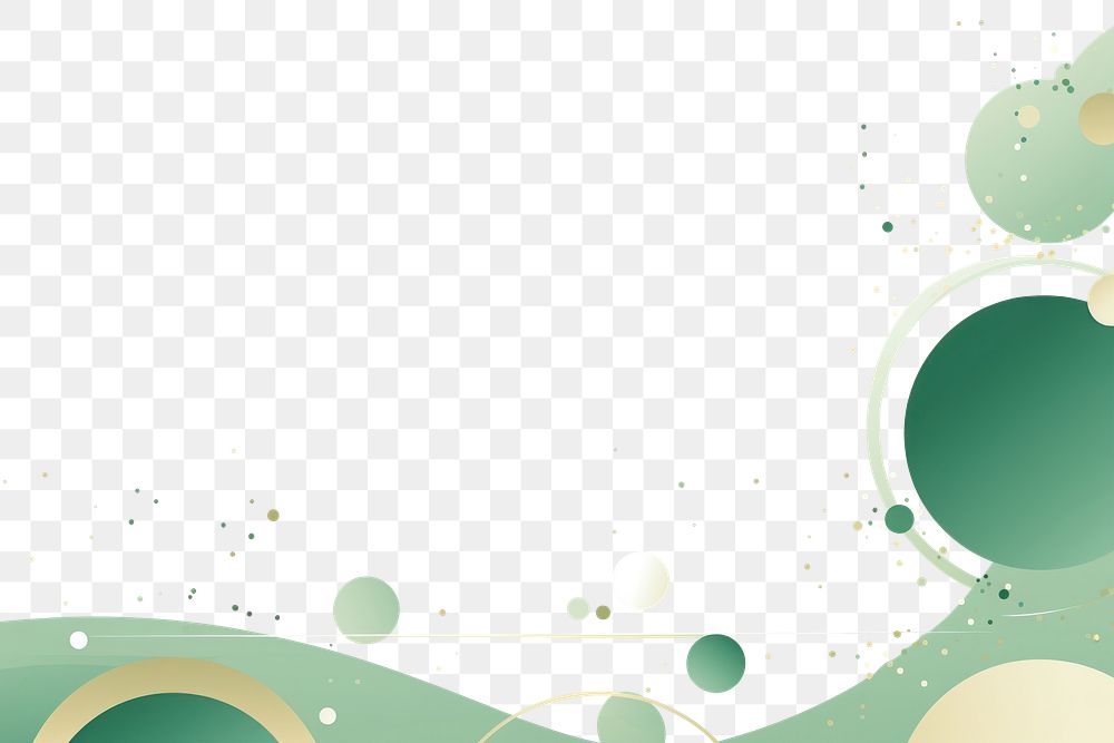 PNG Abstract green wave border, | Free PNG - rawpixel