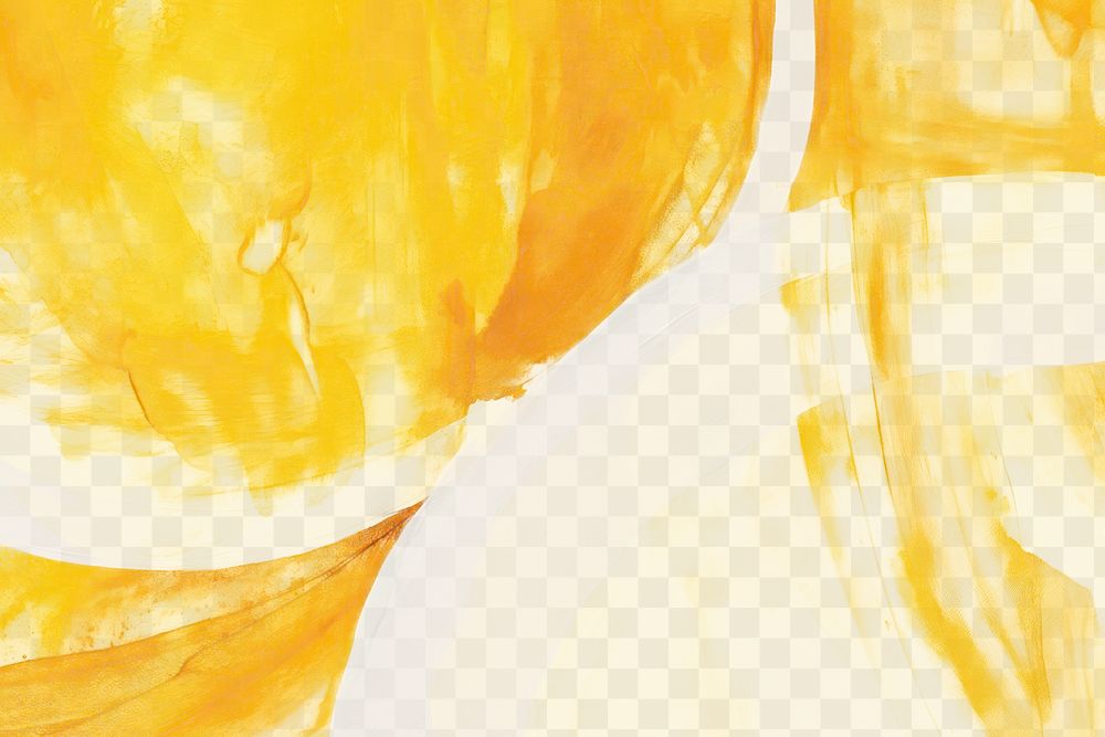 Vibrant abstract yellow watercolor png | Free PNG - rawpixel