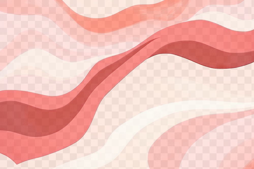 Abstract wavy red png overlay | Free PNG - rawpixel