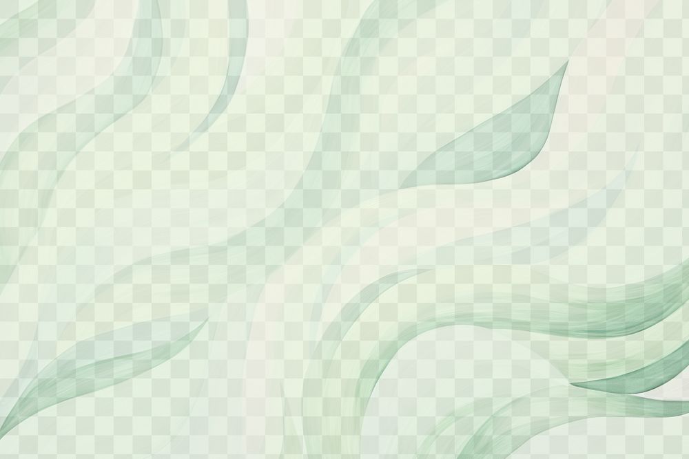 Abstract green wave pattern png | Free PNG - rawpixel