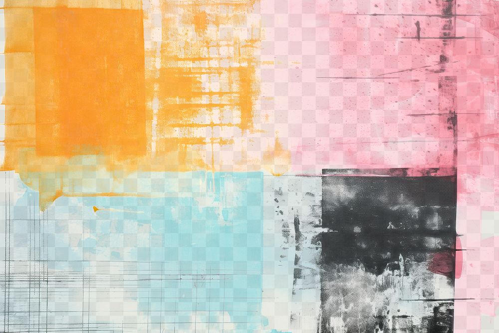 Vibrant abstract color block png | Free PNG - rawpixel