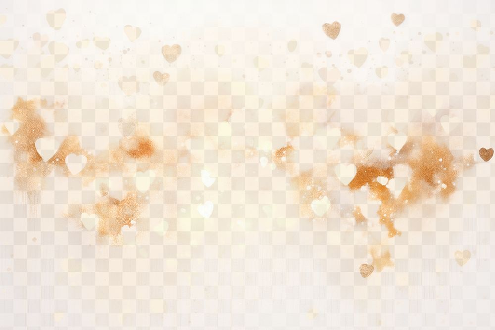 Golden heart abstract png overlay | Free PNG - rawpixel