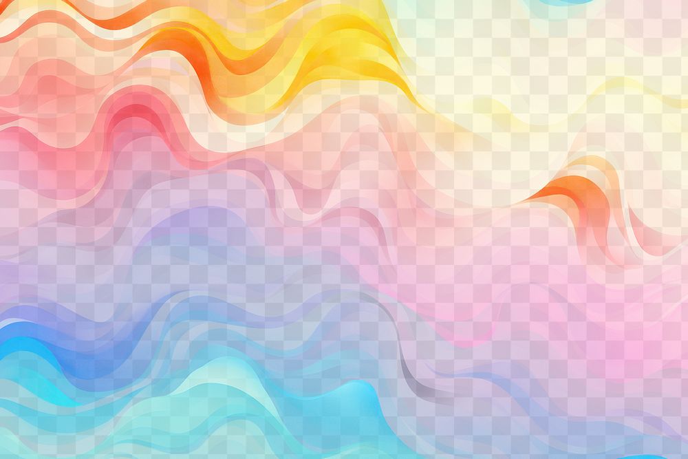 Vibrant abstract colorful wave png | Free PNG - rawpixel