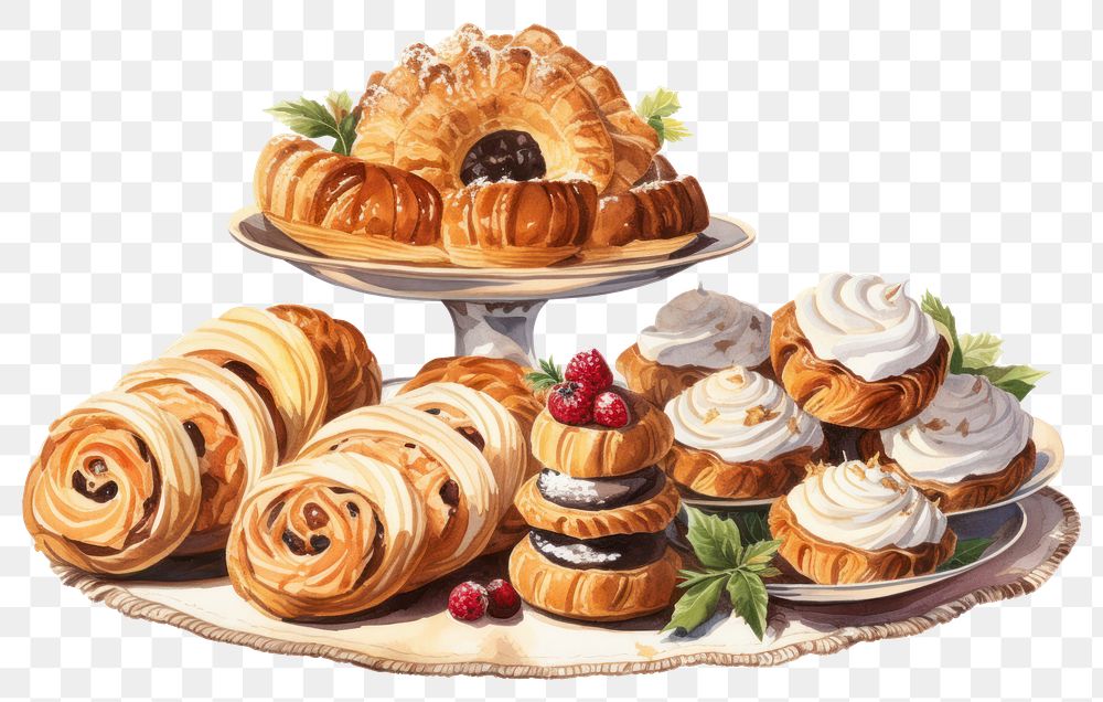 Christmas pastries dessert pastry bakery. | Premium PNG - rawpixel