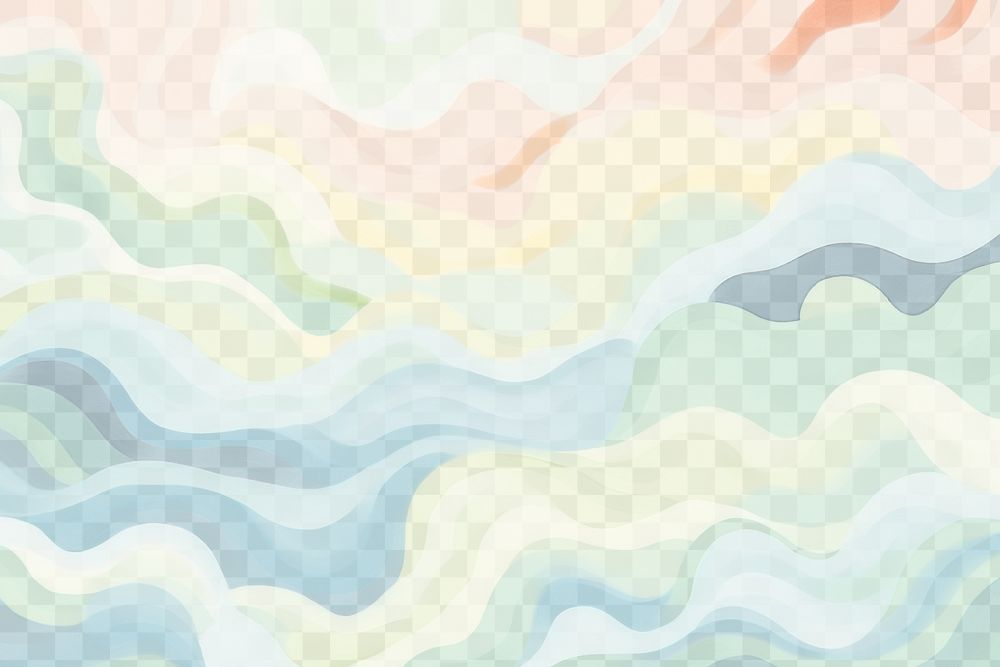 Colorful abstract wavy png paint | Free PNG - rawpixel