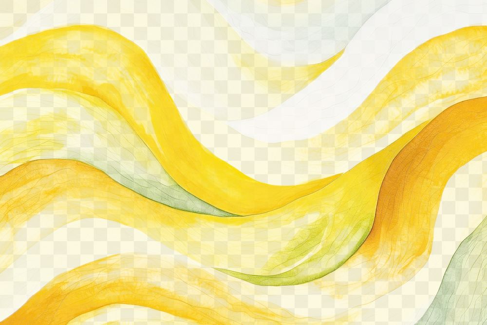 Vibrant abstract yellow waves png | Free PNG - rawpixel