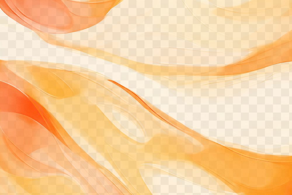Vibrant abstract orange wave png | Free PNG - rawpixel