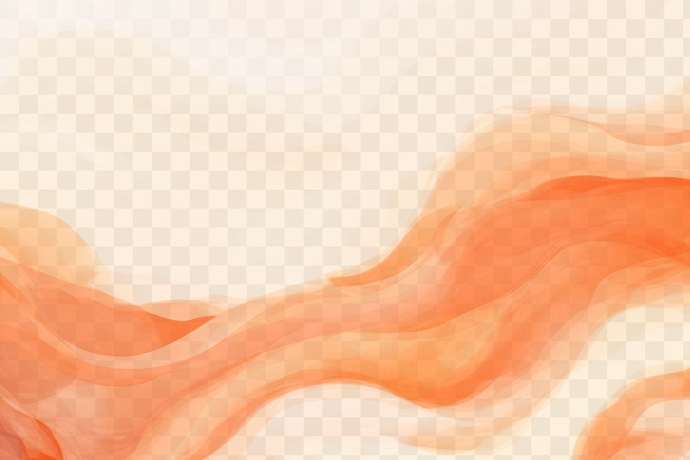 Abstract orange wave png overlay | Free PNG - rawpixel