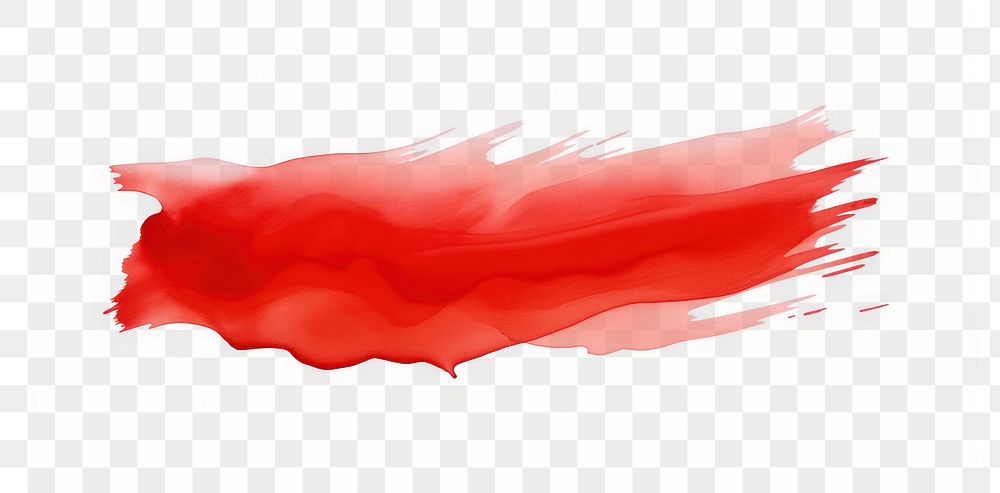 PNG red brush horizontal stroke | Premium PNG - rawpixel