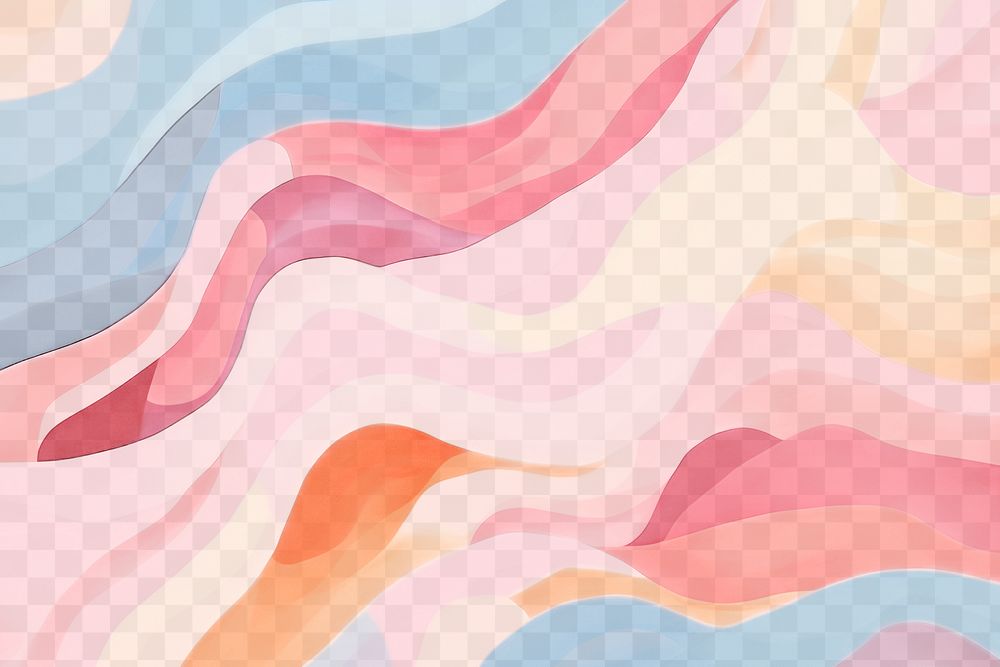 Colorful abstract wave pattern png | Free PNG - rawpixel