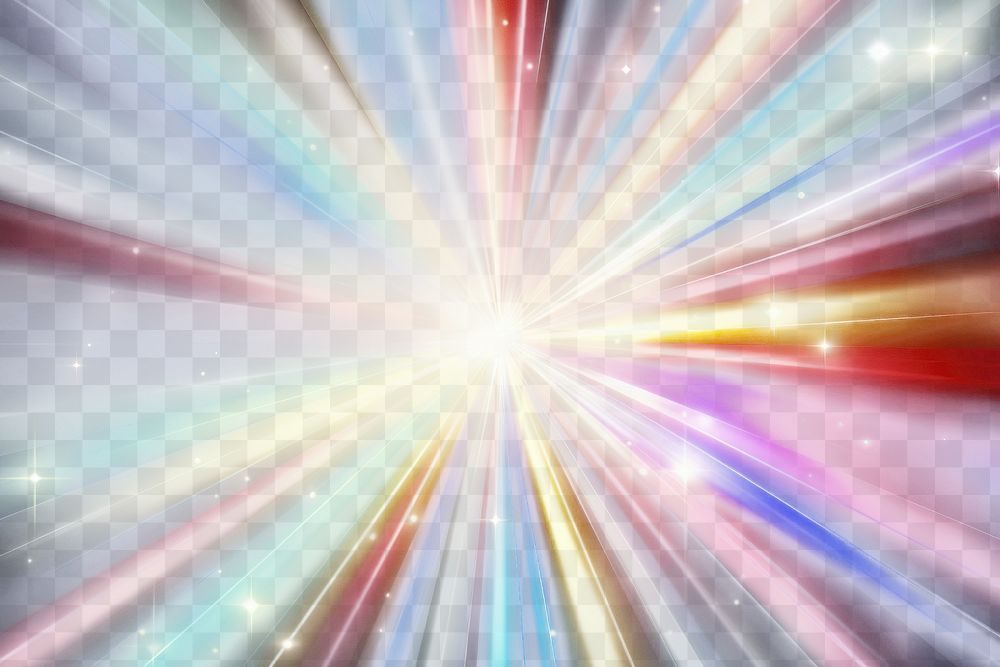 Vibrant radiant colorful light burst | Free PNG - rawpixel