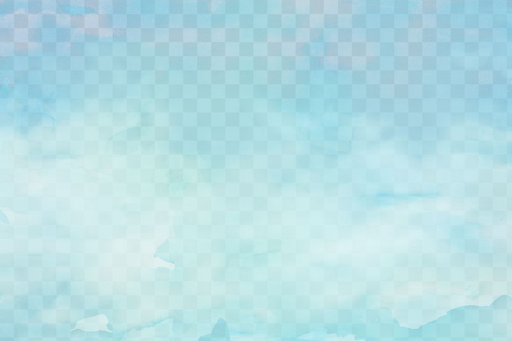 Calm watercolor sky png paint | Free PNG - rawpixel