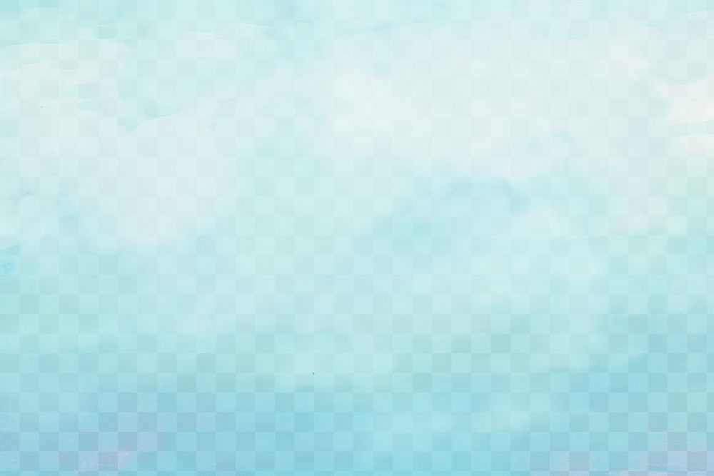 Serene watercolor blue gradient png | Free PNG - rawpixel