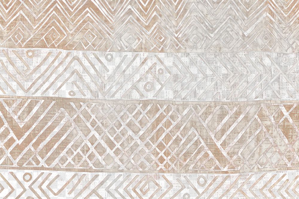 Tribal geometric pattern fabric texture | Free PNG - rawpixel