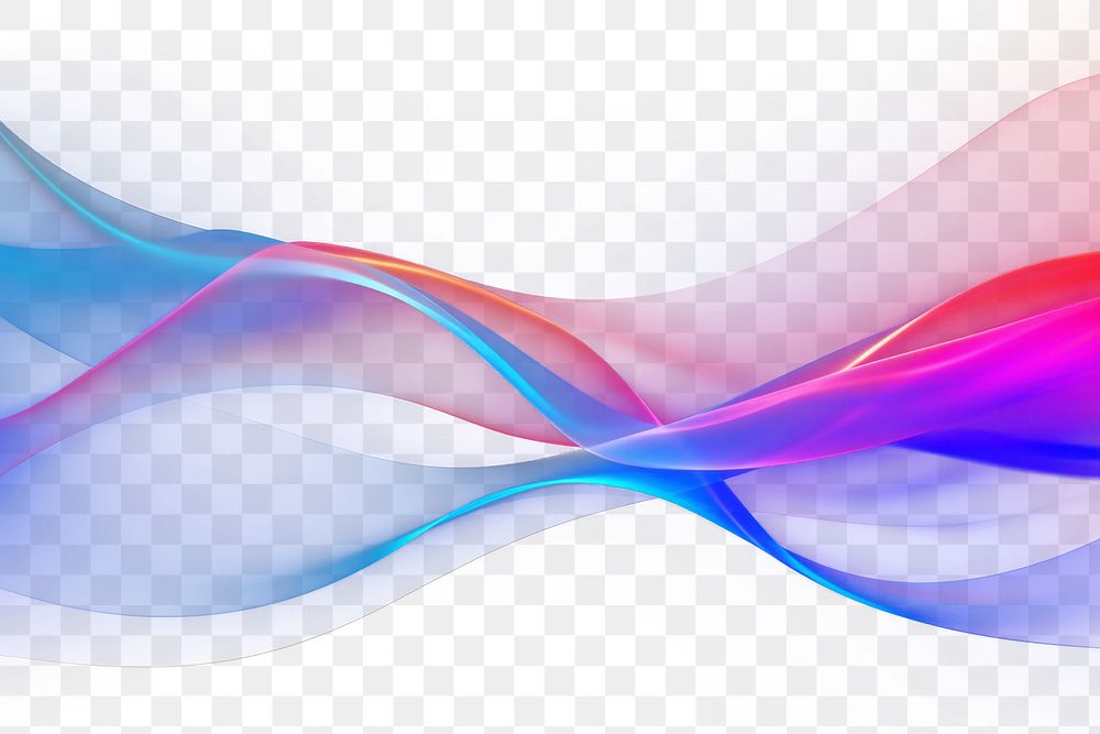 Vibrant abstract flowing color waves | Free PNG - rawpixel