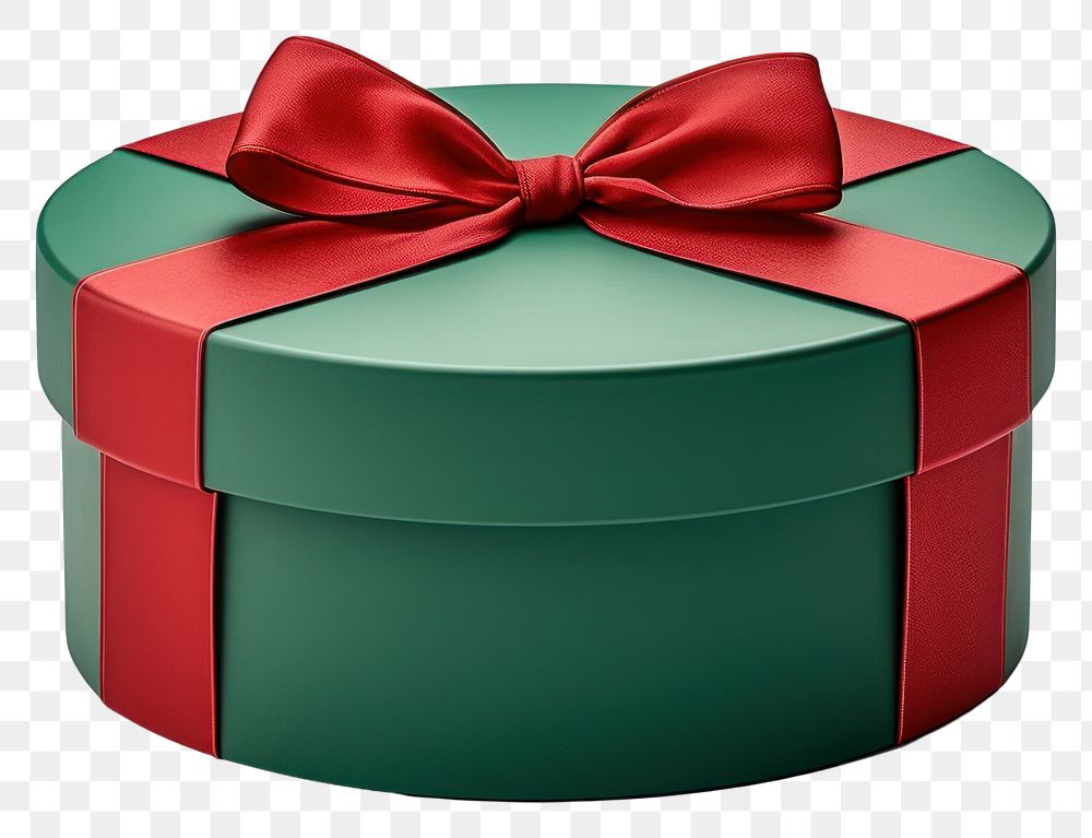 simple circular gift box green | Free PNG - rawpixel