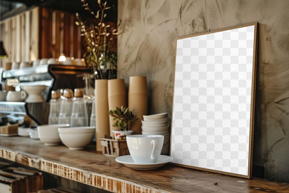 PNG cafe menu sign mockup, | Premium PNG - rawpixel