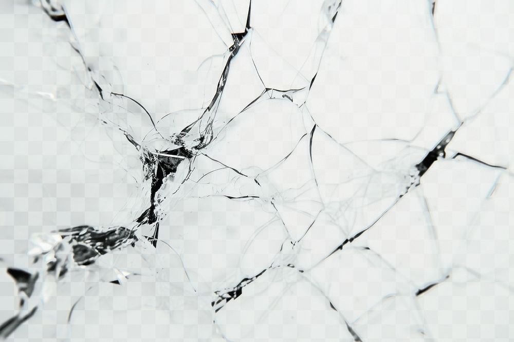 Abstract shattered glass png texture | Free PNG - rawpixel