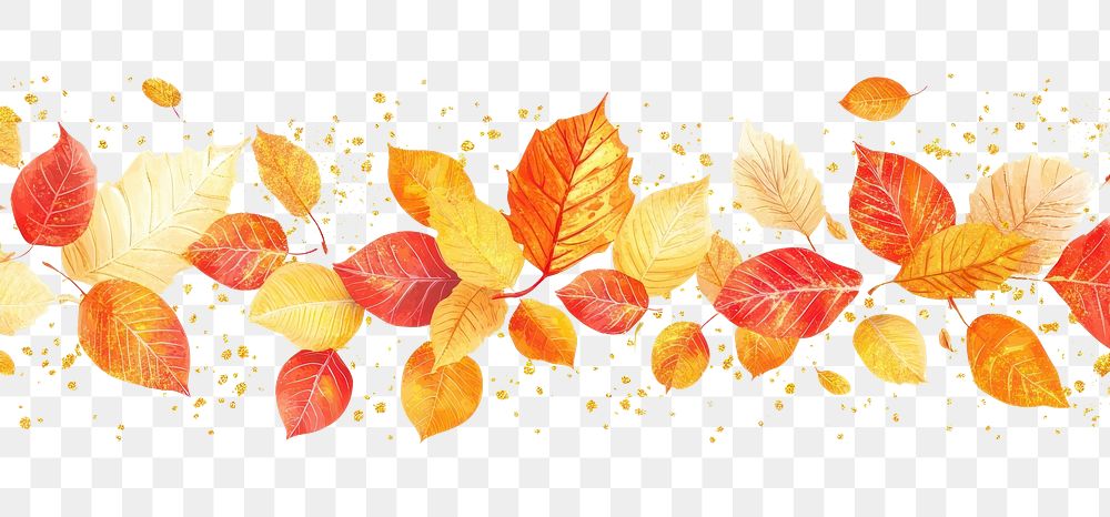 PNG Autumn border autumn leaves | Free PNG - rawpixel