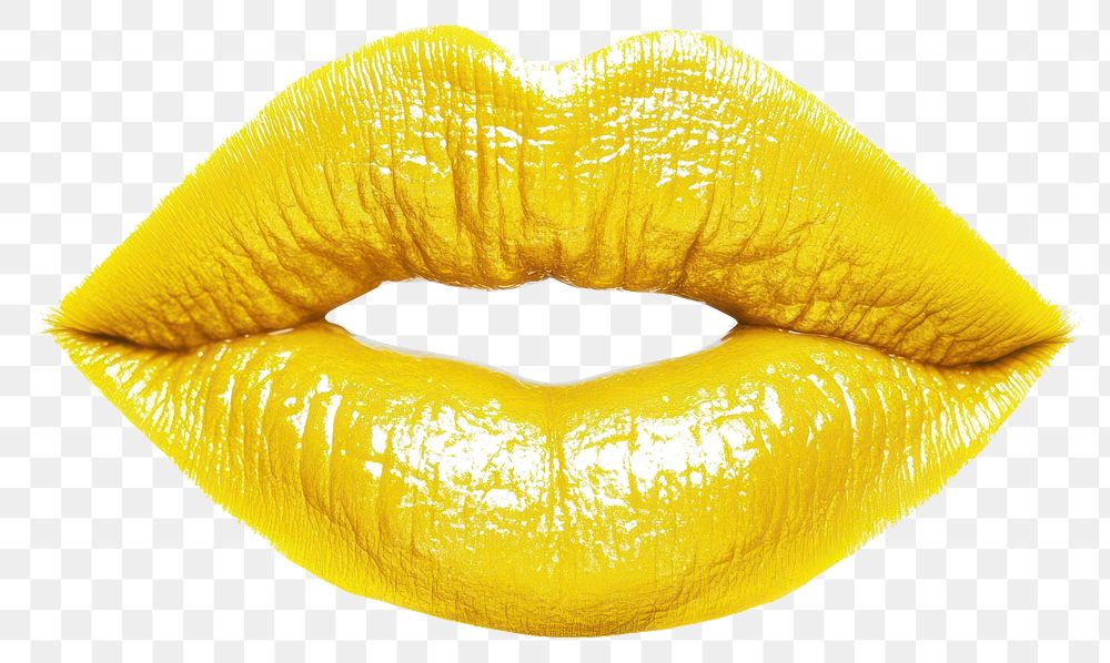 PNG Yellow kiss mark cosmetics | Free PNG - rawpixel
