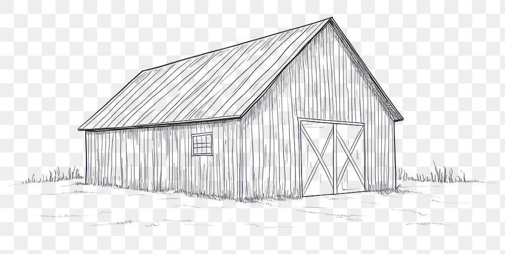 PNG Barn drawing art architecture. | Free PNG - rawpixel