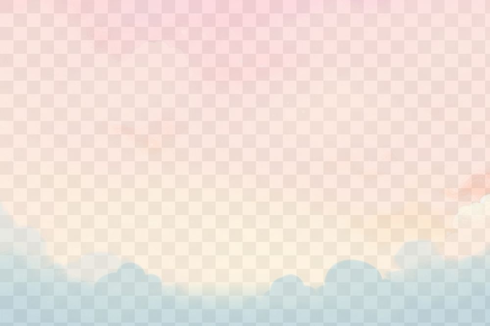 Vibrant pastel sky png overlay | Free PNG - rawpixel