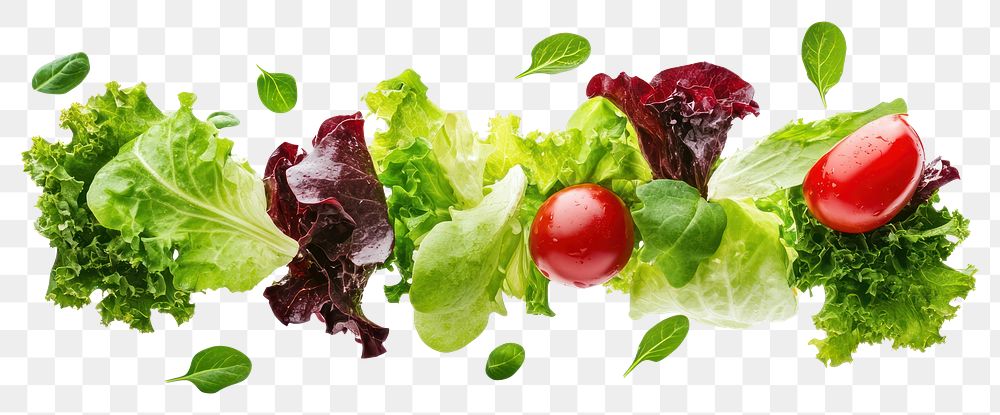 PNG Salads border vegetables floating | Free PNG - rawpixel