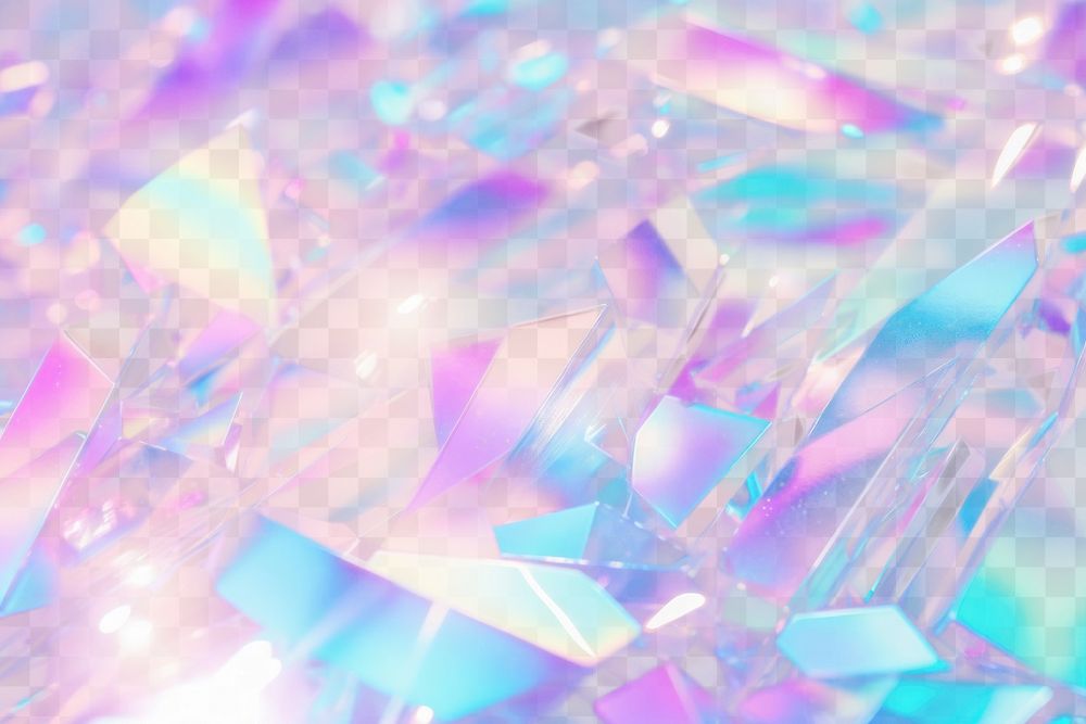 Vibrant holographic crystal png overlay | Free PNG - rawpixel
