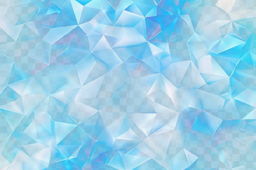 Abstract blue geometric polygonal png | Free PNG - rawpixel