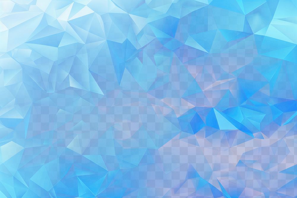 Abstract blue polygonal geometric png | Free PNG - rawpixel