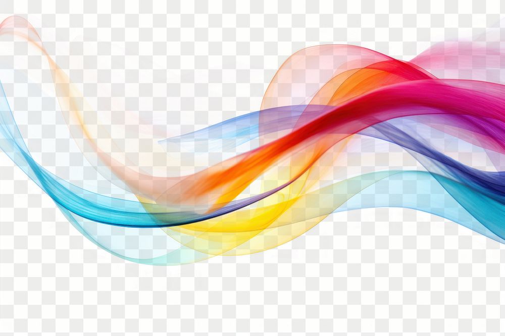 PNG Rainbow ribbons backgrounds pattern | Free PNG - rawpixel