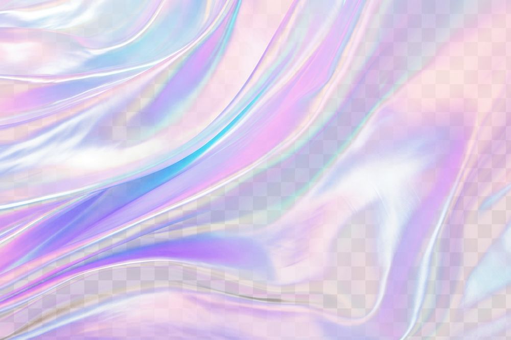 Iridescent, silky, pastel, smooth, flowing | Free PNG - rawpixel