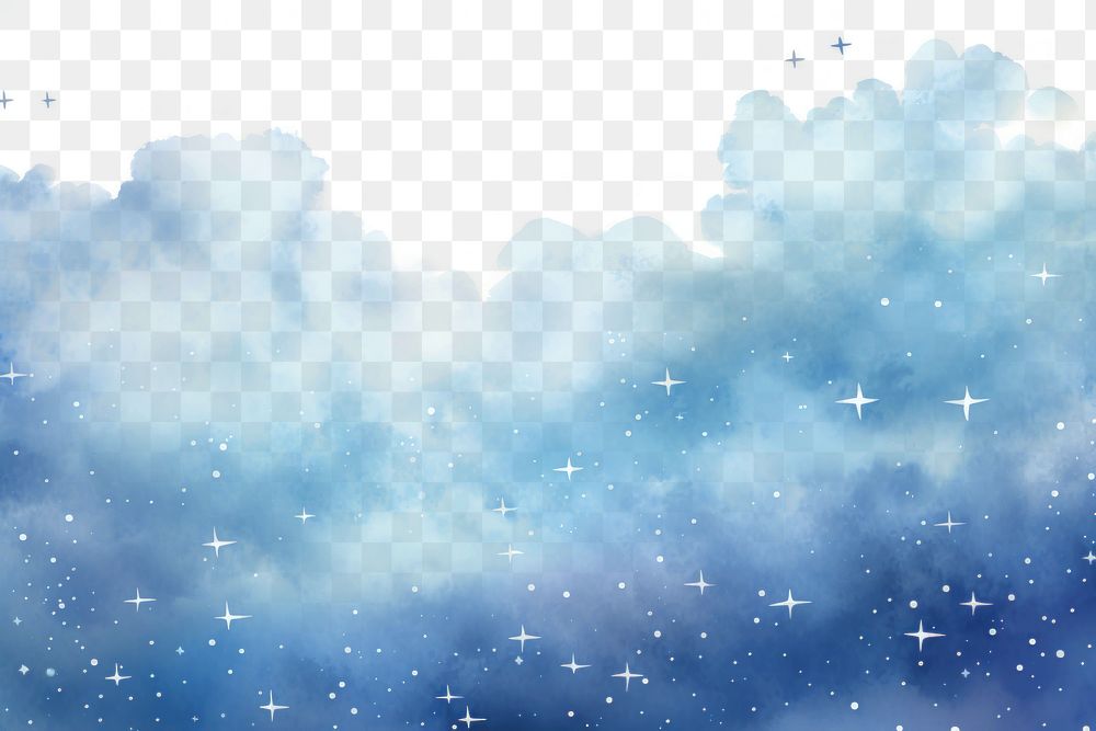 PNG Starry sky border outdoors | Free PNG - rawpixel