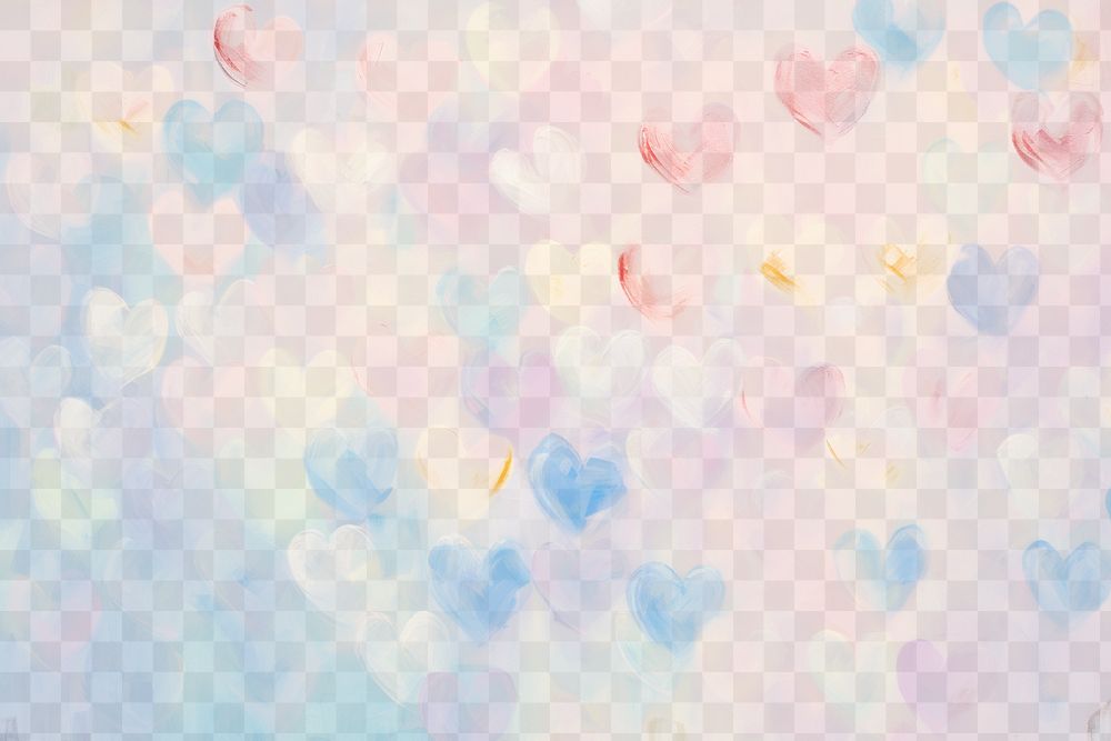 Colorful abstract heart png paint | Free PNG - rawpixel
